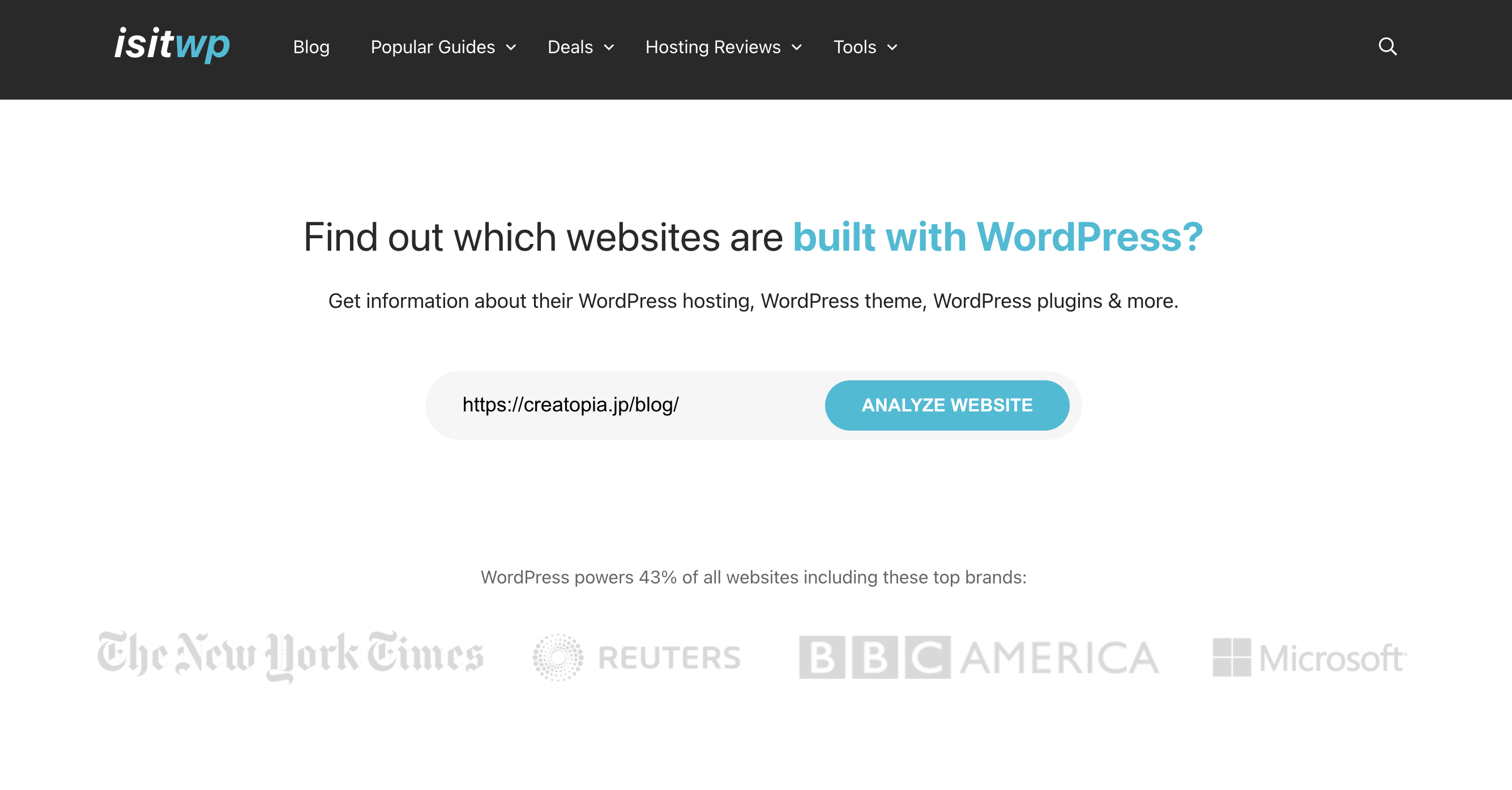 WordPressで使われているテーマをURLから調べる方法を3つ紹介｜Creatopia Media